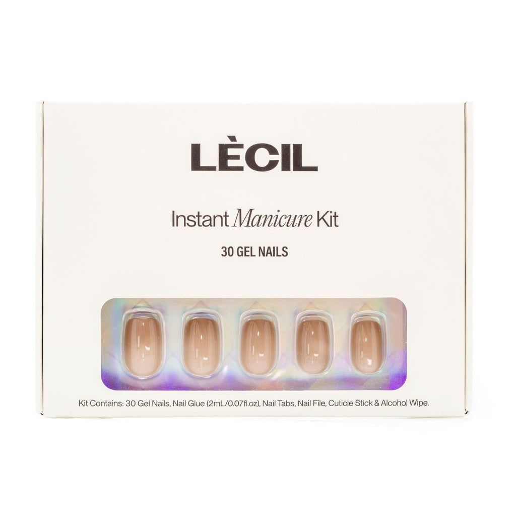 Chai tea jelly short square instant manicure kit. – LeCil